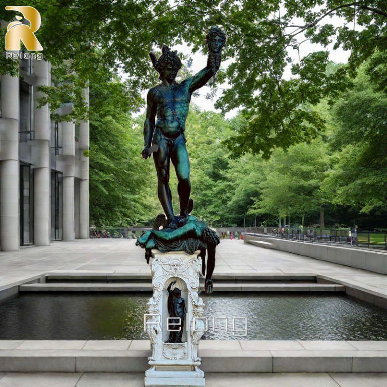 Greek Perseus Slaying Medusa Bronze Statue - Relong Art Sculpture