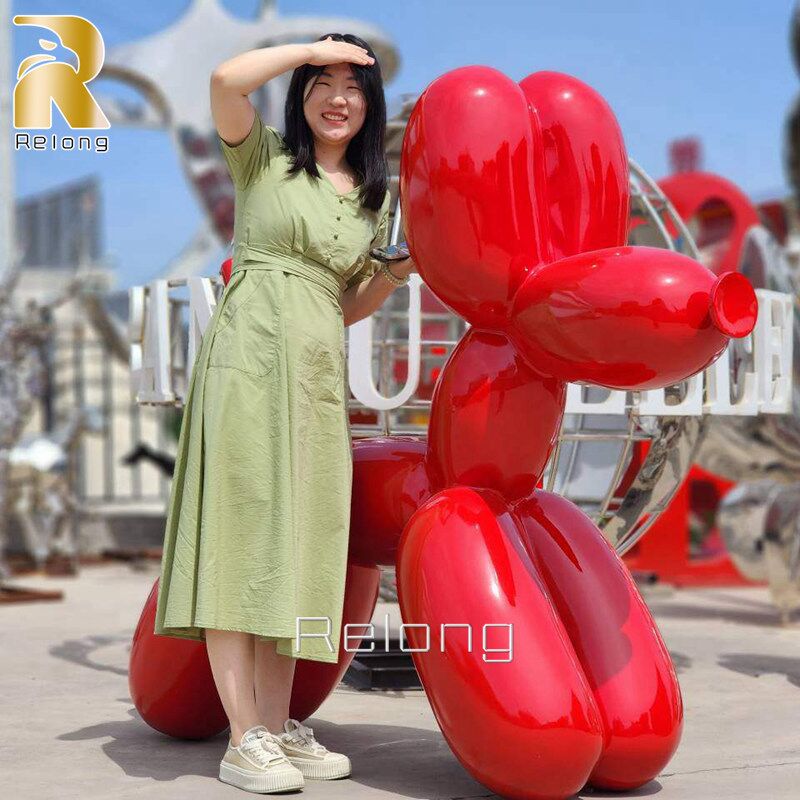 Modern Stainless Steel Balloon Dog Sculpture Replica for Sale - Relong ...