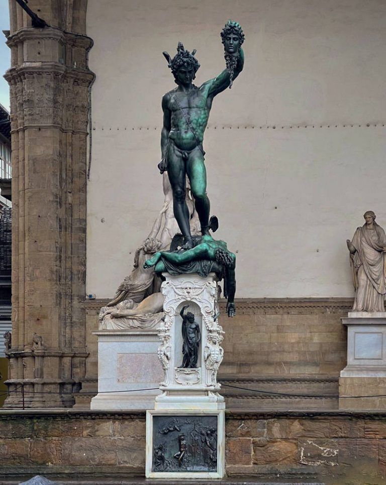 Greek Perseus Slaying Medusa Bronze Statue - Relong Art Sculpture