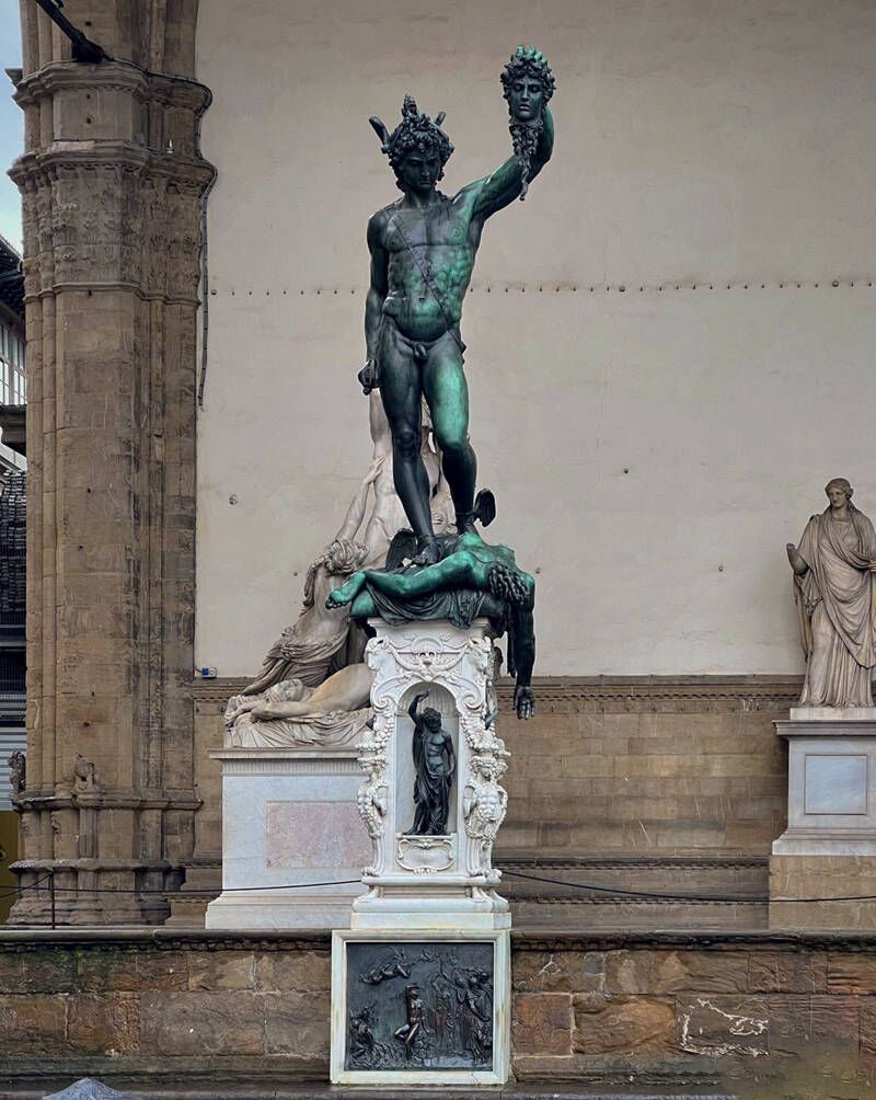 Greek Perseus Slaying Medusa Bronze Statue - Relong Art Sculpture