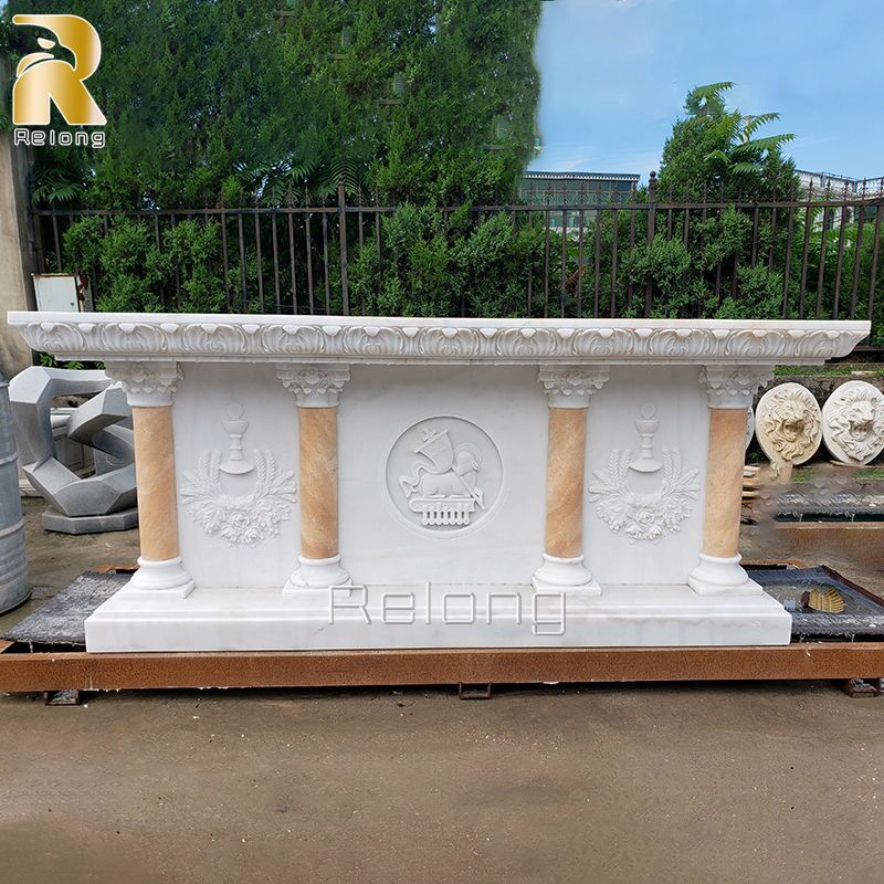 Catholic Marble Church Altar Table for Sale - Relong Art Sculpture