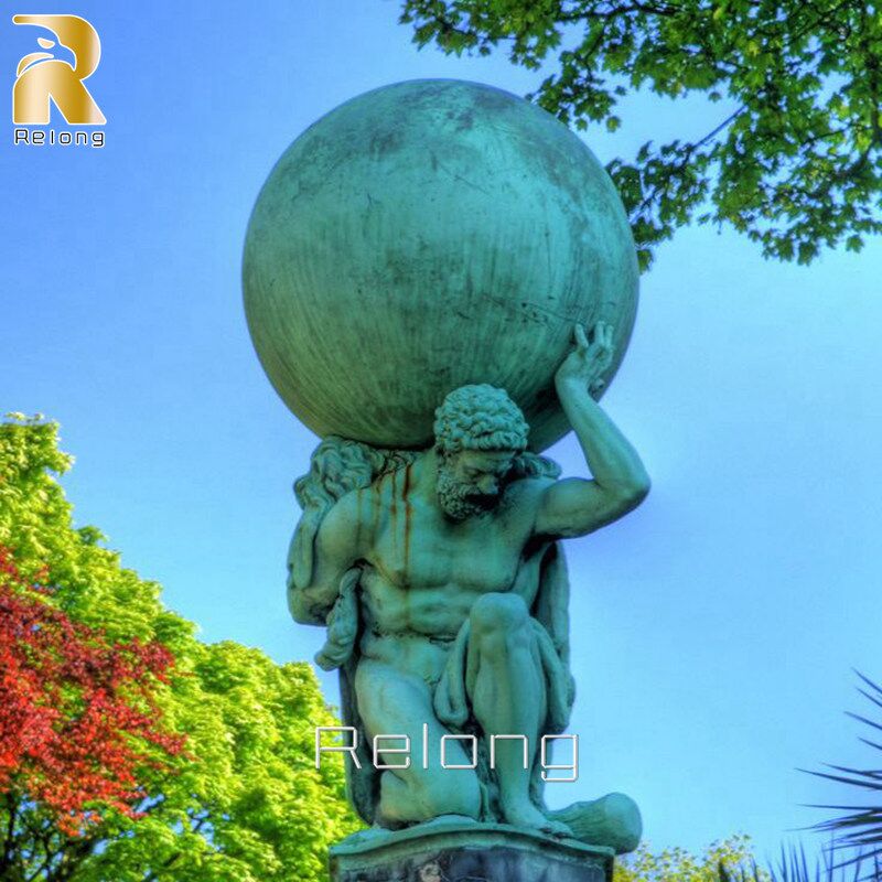 Famous Bronze Atlas Statue for Sale - Relong Art Sculpture