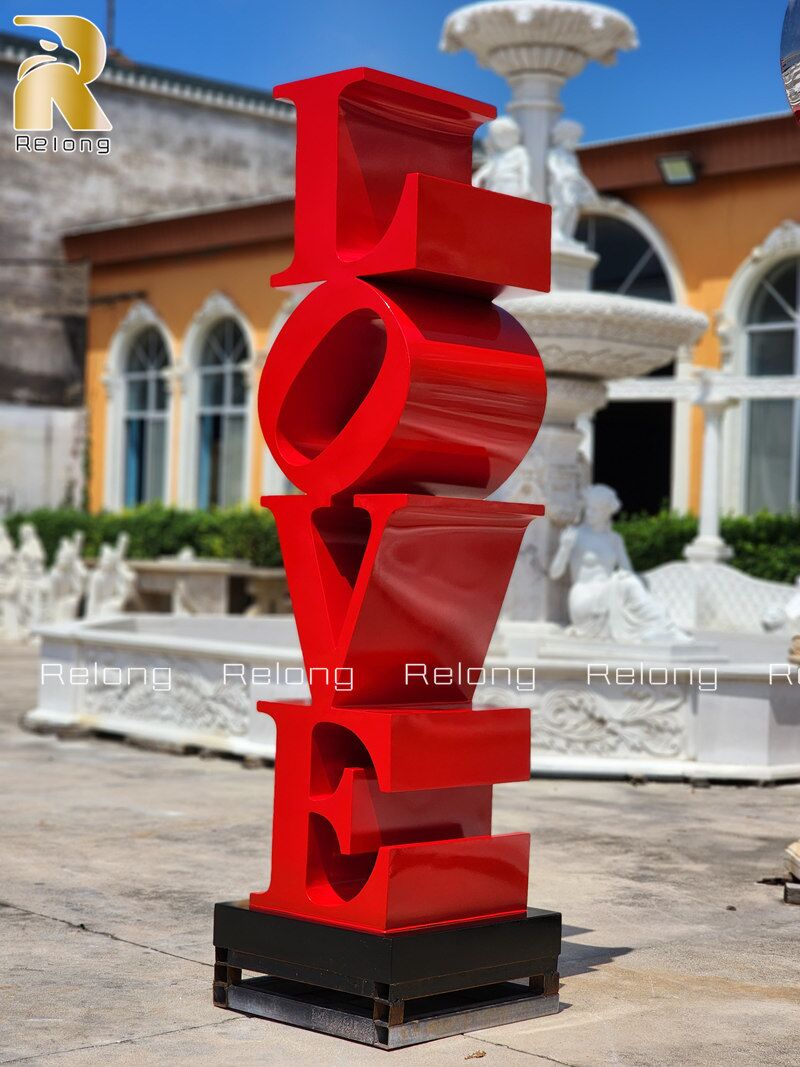 Stainless Steel Robert Indiana Love Sculpture for Sale - Relong Art ...