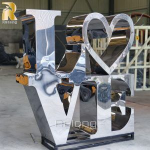 Stainless Steel Robert Indiana Love Sculpture for Sale - Relong Art ...