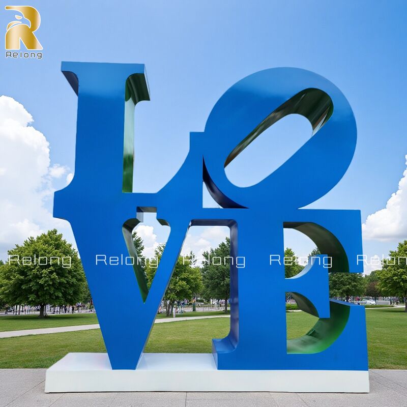 Stainless Steel Robert Indiana Love Sculpture for Sale - Relong Art ...