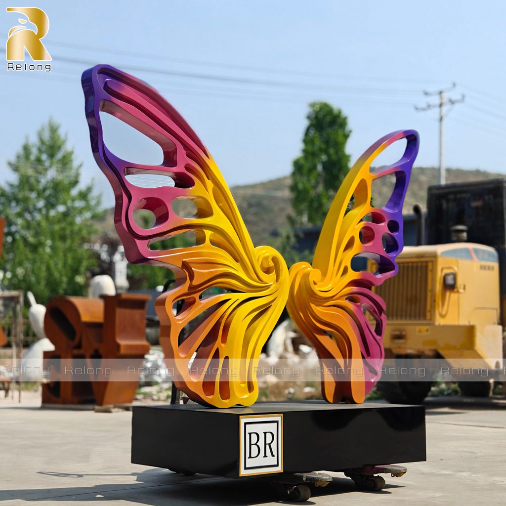 Large Metal Butterfly Sculpture for Sale - Relong Art Sculpture