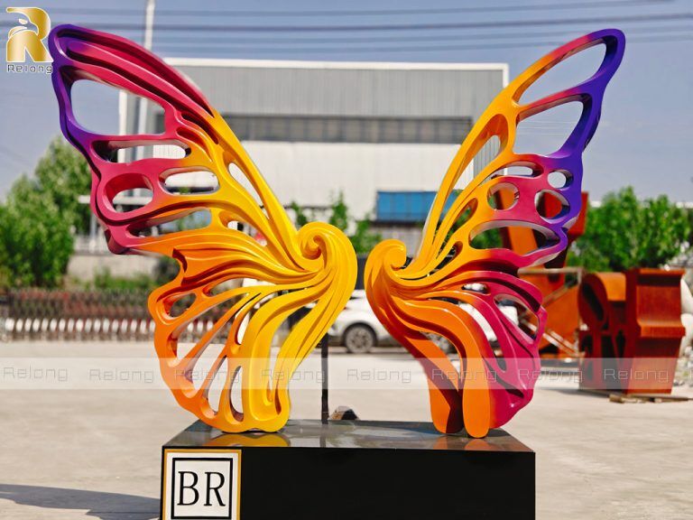Large Metal Butterfly Sculpture for Sale - Relong Art Sculpture
