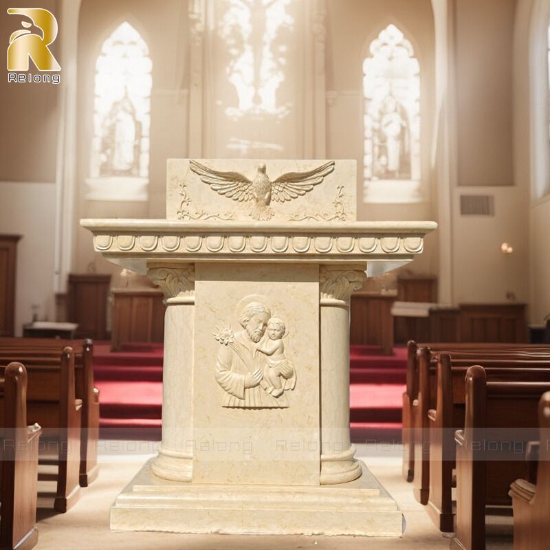 Catholic Marble Church Altar Table for Sale - Relong Art Sculpture