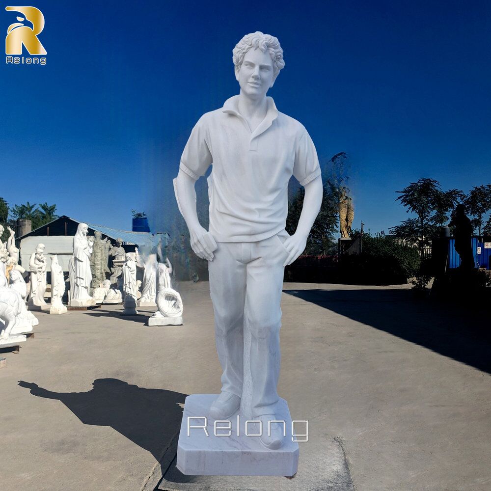 Life Size Marble Blessed Carlo Acutis Statue for Sale - Relong Art ...