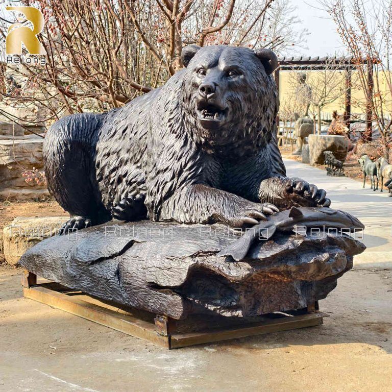 Bronze Animal Statue- Wildlife Garden Statue - Relong Art Sculpture