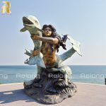 8 Popular Bronze Mermaid Statues for Outside - Relong Art Sculpture