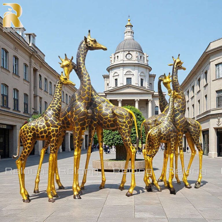 Bronze Animal Statue- Wildlife Garden Statue - Relong Art Sculpture
