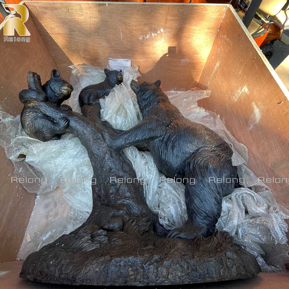 Bronze Bear Sculpture - Page 2 of 2 - Relong Art Sculpture